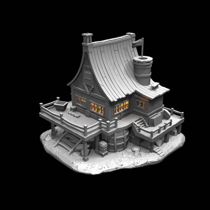 3D Printable IDP04S01 Dalia's House :: Iridium Places 4 :: Black ...