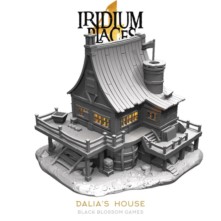 3D Printable IDP04S01 Dalia's House :: Iridium Places 4 :: Black ...