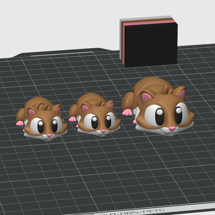 3D Printable Flexi Hamster Print-in-place by 3DGOB