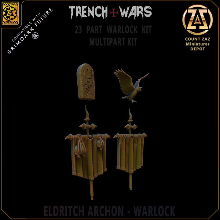 3D Printable The Eldritch Archon - Warlock of Goetic Incantation ...