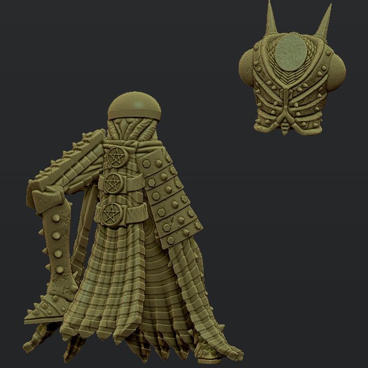 3D Print of The Eldritch Archon - Warlock of Goetic Incantation ...