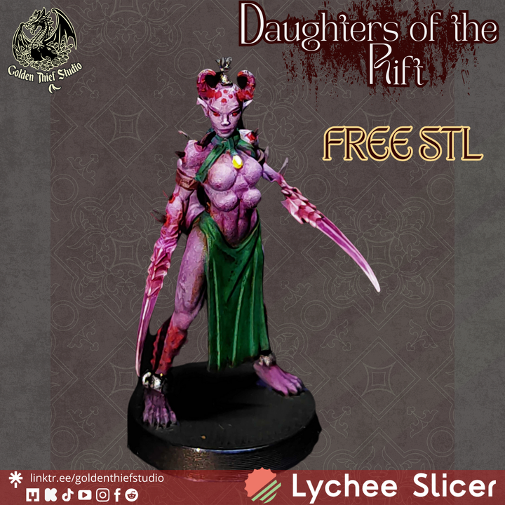 3D Printable FREE STL Daughters of the Rift (Rhea Saltatio) by Golden ...