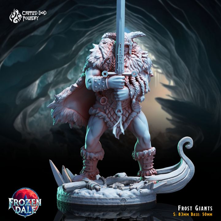 3D Printable Frost Giants by Crippled God Foundry