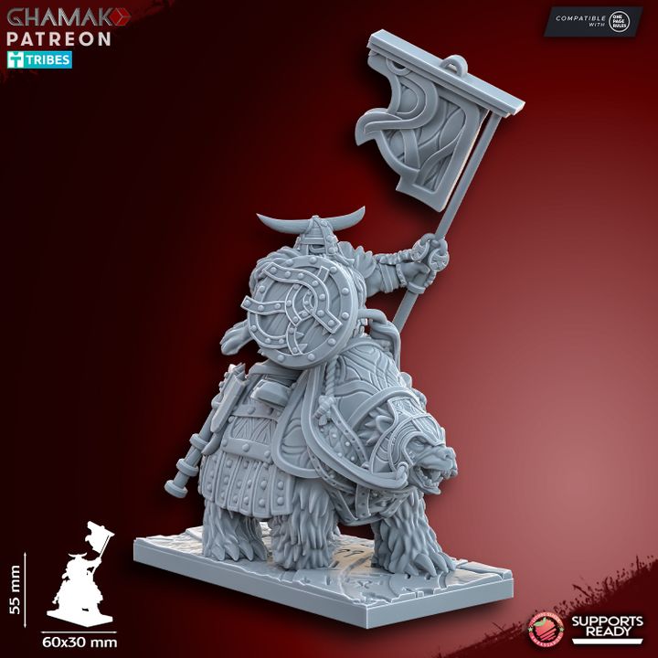 3D Printable Bear Riders by Ghamak