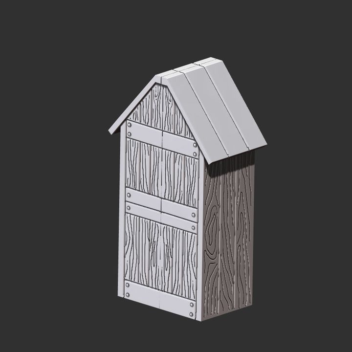 3D Printable Outhouse by Sculpting George