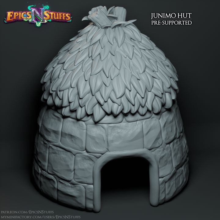 3D Printable Junimo Hut Miniature, Pre-Supported by Epics N Stuffs