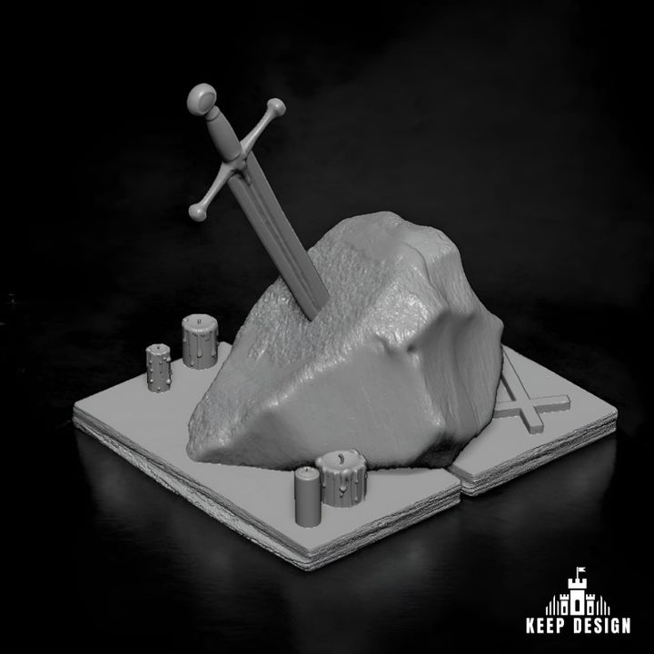 3D Printable Living Saint Sword by Keep Design