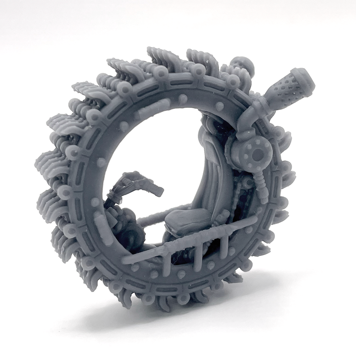 3D Printable Wasteland Wheels Spinwheel by Kalashnikov 3D