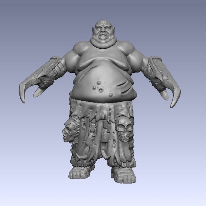 3D Printable Ogre Gore Master by Dark Art Digital
