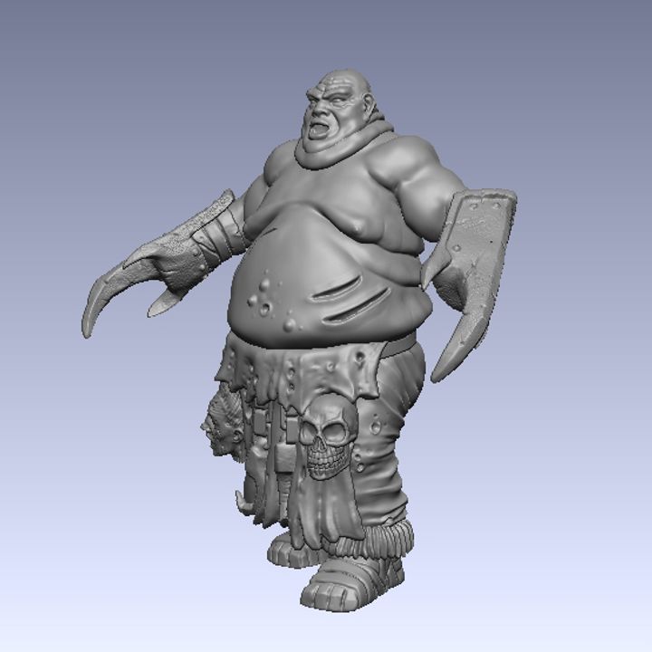 3D Printable Ogre Gore Master by Dark Art Digital