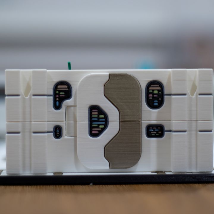 3D Printable Modular Wall Set - Sleek Starship by Griffin Designs