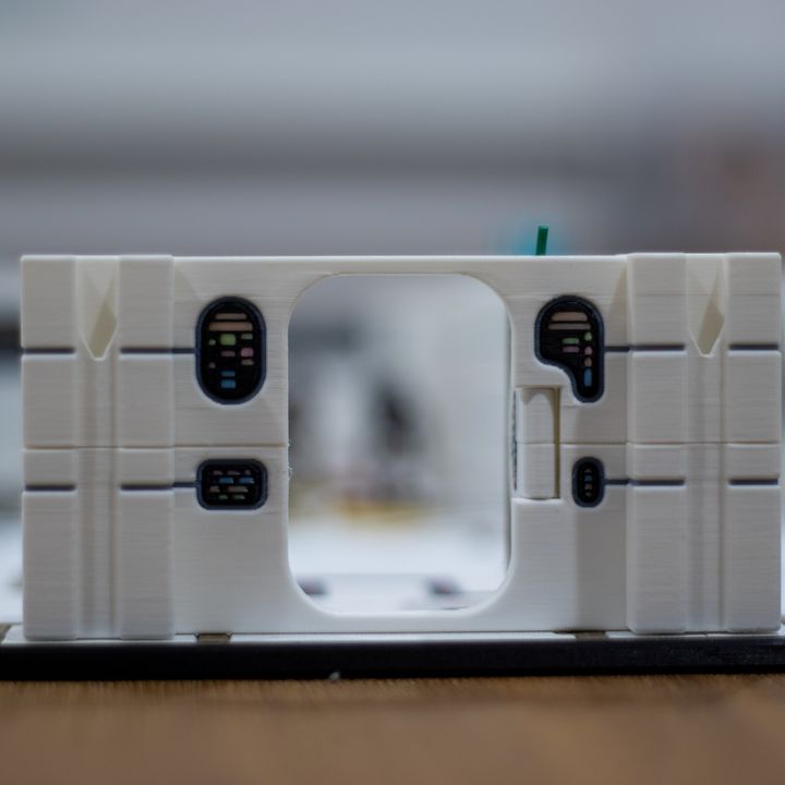 3D Printable Modular Wall Set - Sleek Starship by Griffin Designs