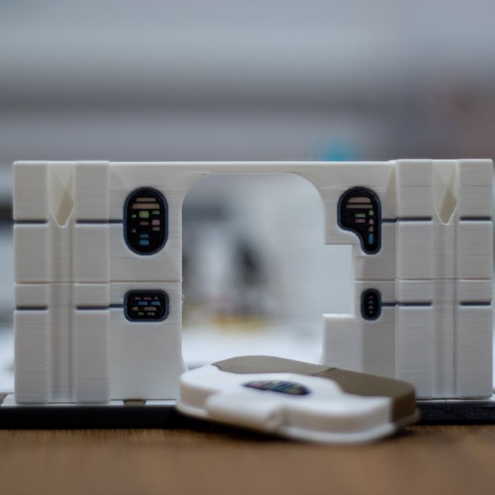 3D Printable Modular Wall Set - Sleek Starship by Griffin Designs