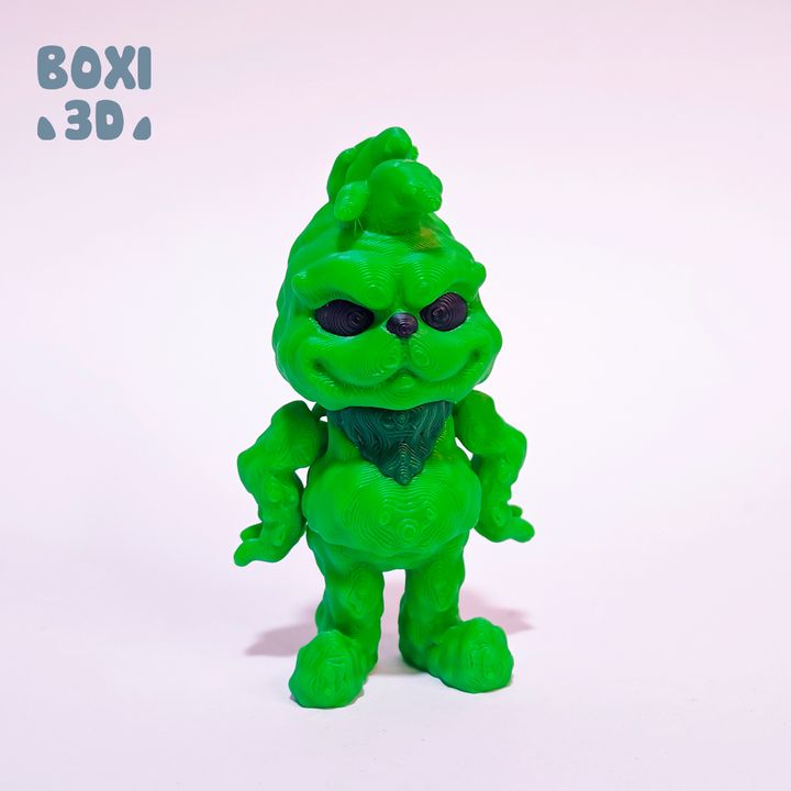 3D Printable The Grinch - flexi - articulated - cute - STL file for 3D ...