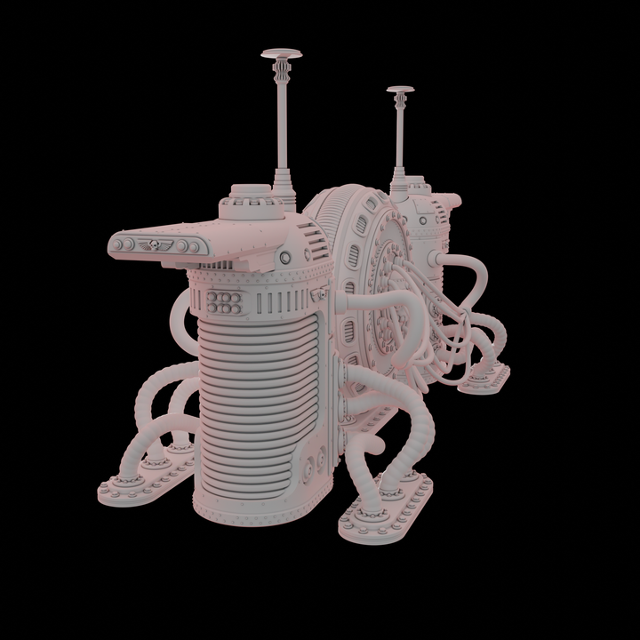 3D Printable Munitorum Plasma Generator by Alexander Wolfe