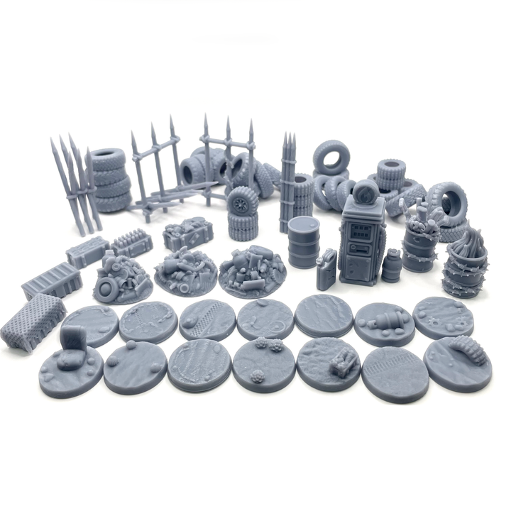 3D Printable Wasteland Wheels Desert Tournament - All In by Kalashnikov 3D