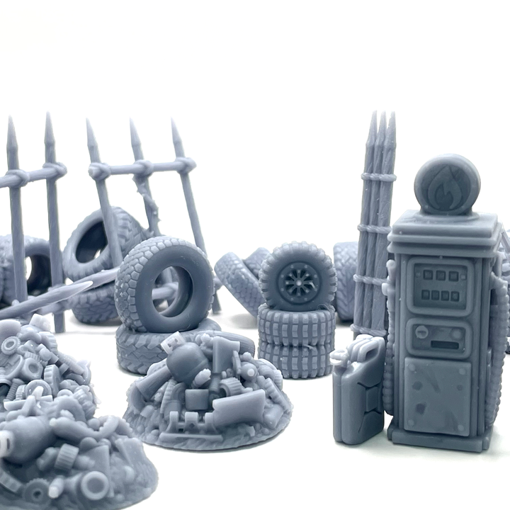 3D Printable Wasteland Wheels Desert Tournament - All In by Kalashnikov 3D