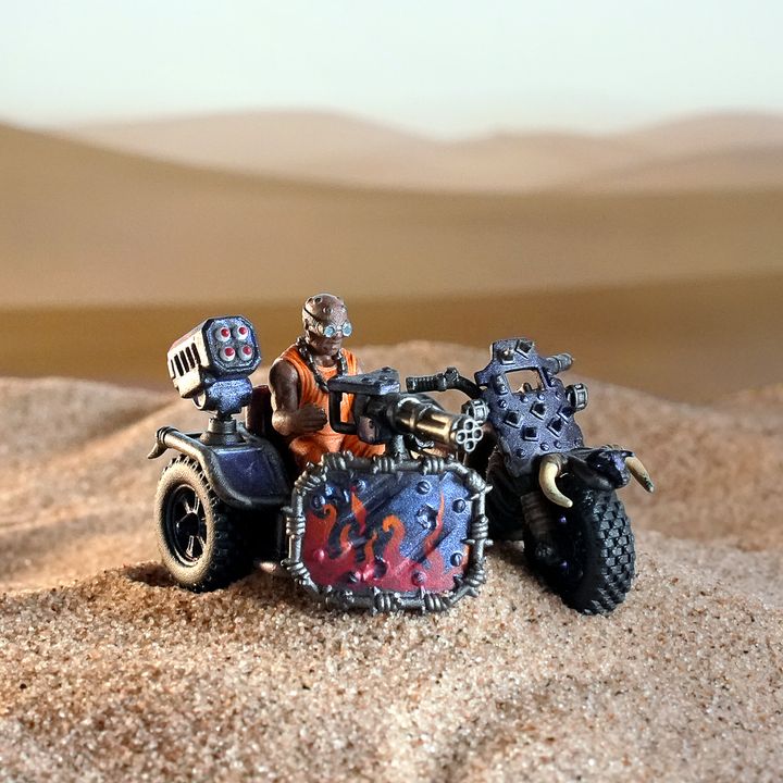 3D Printable Wasteland Wheels Desert Tournament - All In by Kalashnikov 3D