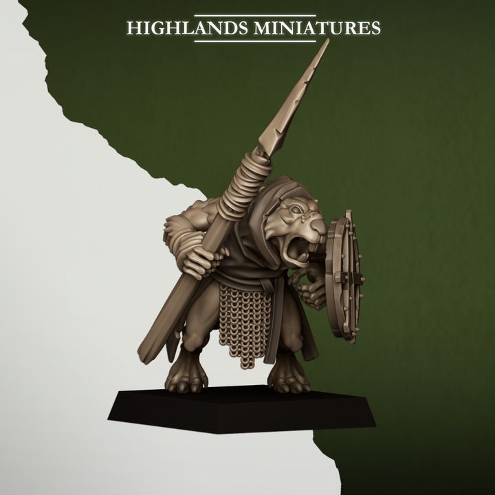 3D Printable Sewer Rats - Highlands Miniatures by Highlands Miniatures