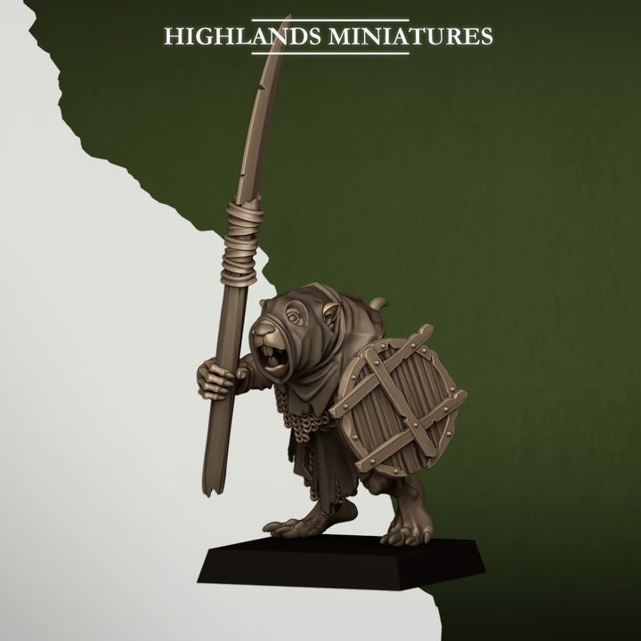 3D Printable Sewer Rats - Highlands Miniatures by Highlands Miniatures