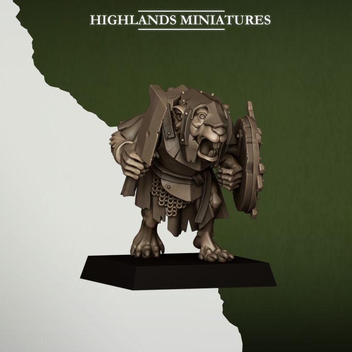 3D Printable Sewer Rats - Highlands Miniatures by Highlands Miniatures