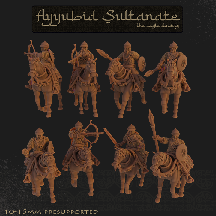 3D Printable Ayyubid Sultanate - Tawashiyya cavalry by The Gip