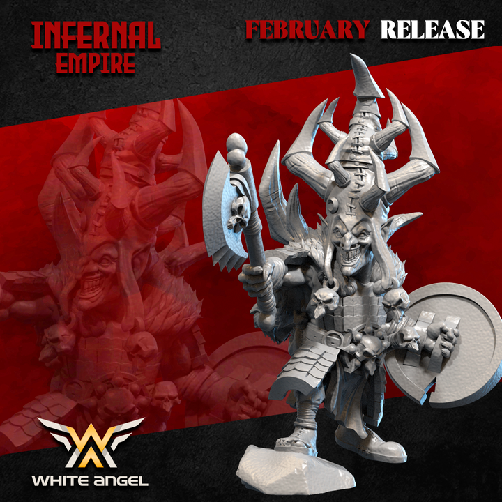 3D Printable INFERNAL GOBLIN COMMANDER - INFERNAL EMPIRE (FEBRUARY 2025 ...