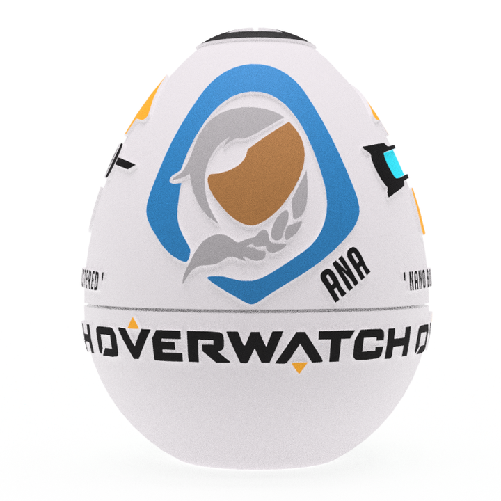 3D Printable Ana - Nano Boost Overwatch Egg by Cory