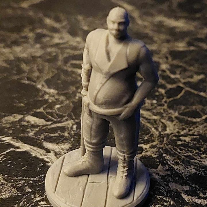3D Printable Bandit with sword by SteamHunks