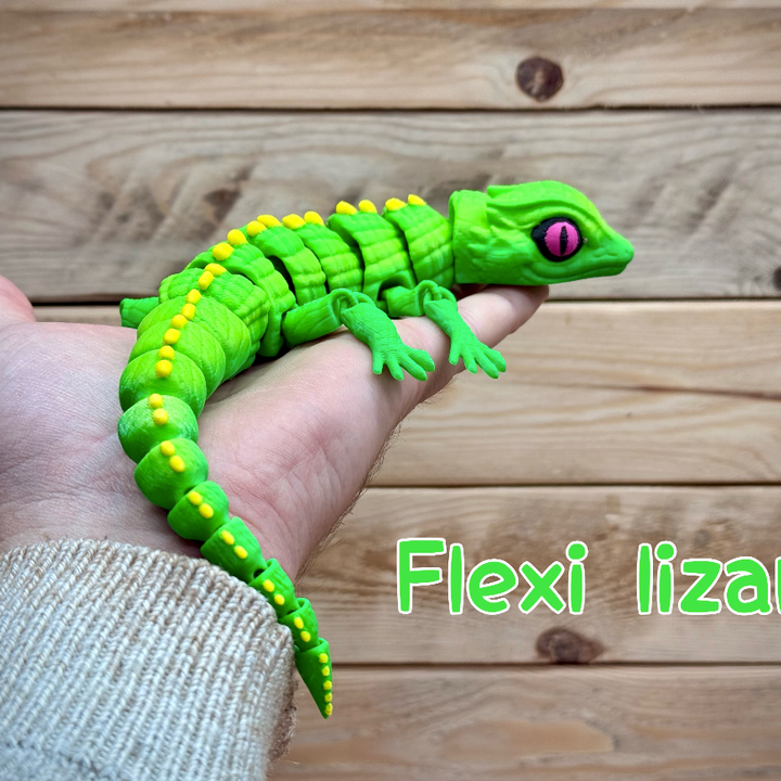 3D Printable Flexi Lizard by ENIQUE3D