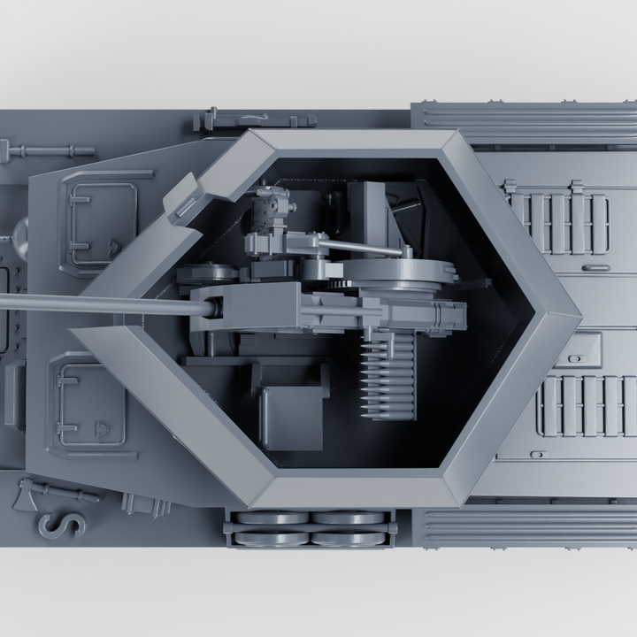 3D Printable Flakpanzer IV “Ostwind” (3.7cm Flak 43) (Germany, WW2) by ...