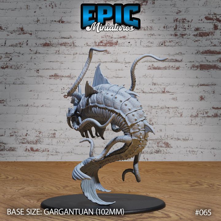 3D Printable Elder Aboleth / Evil Amphibian / Psionic Creature ...