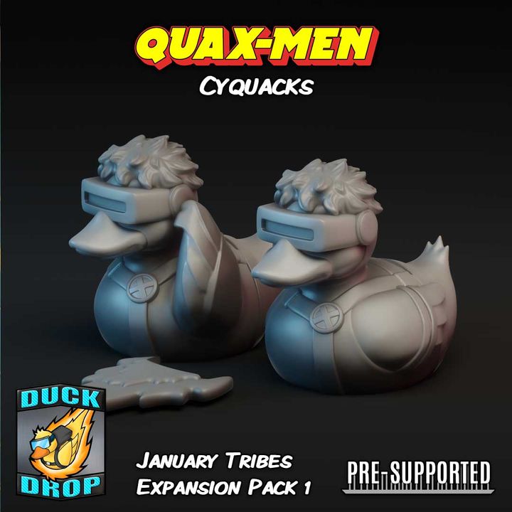 3D Printable Cyquacks - Cyclops Parody Rubber Duck Art Toy by Mike ...