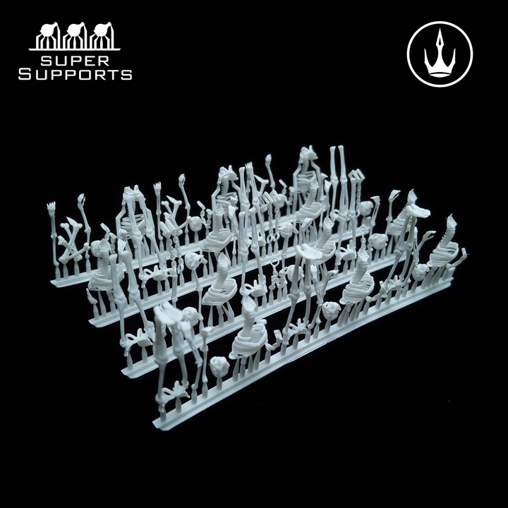 3D Printable Human skeleton poses 9-12 by The King of Bits