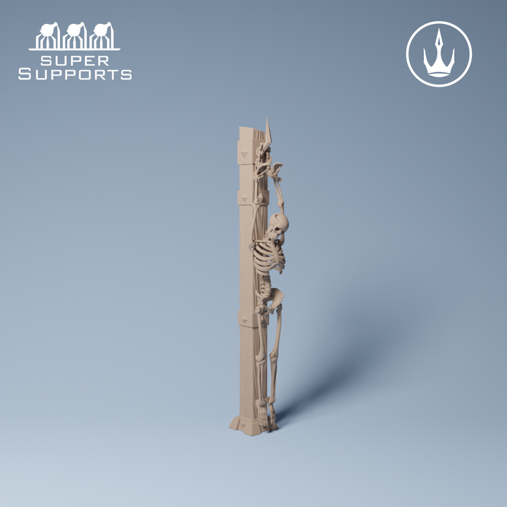 3D Printable Human skeleton poses 9-12 by The King of Bits