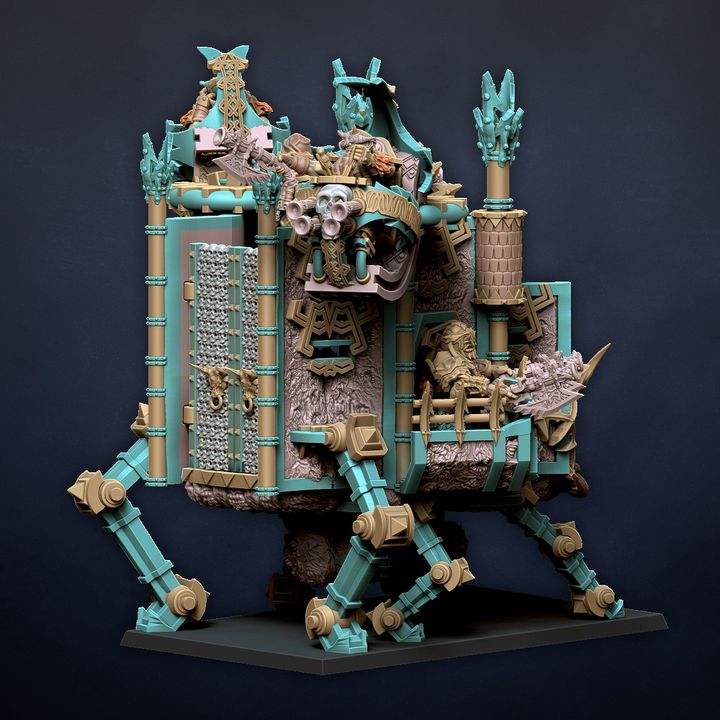 3D Printable Infernal Bastion by Dragon's Lake Miniaturas