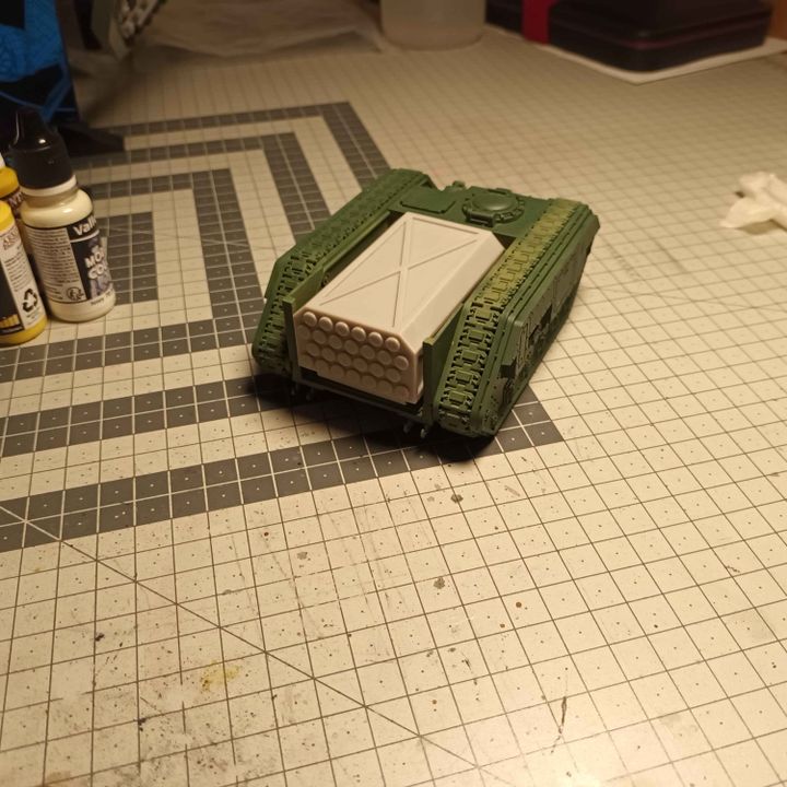 3D Printable chimera rocket launcher (imperial guard/ astra militarum ...