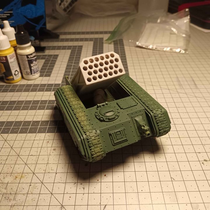3D Printable chimera rocket launcher (imperial guard/ astra militarum ...