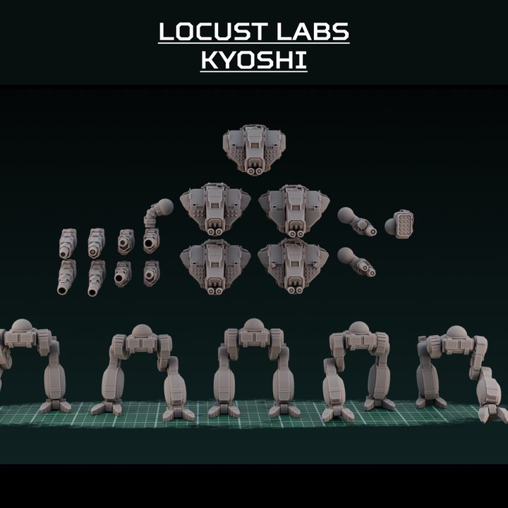 3D Printable 6mm Kyoshi by Locust_Labs