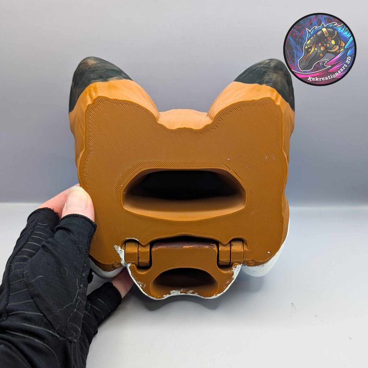 3D Printable Fox Hand puppet by Kirsten M