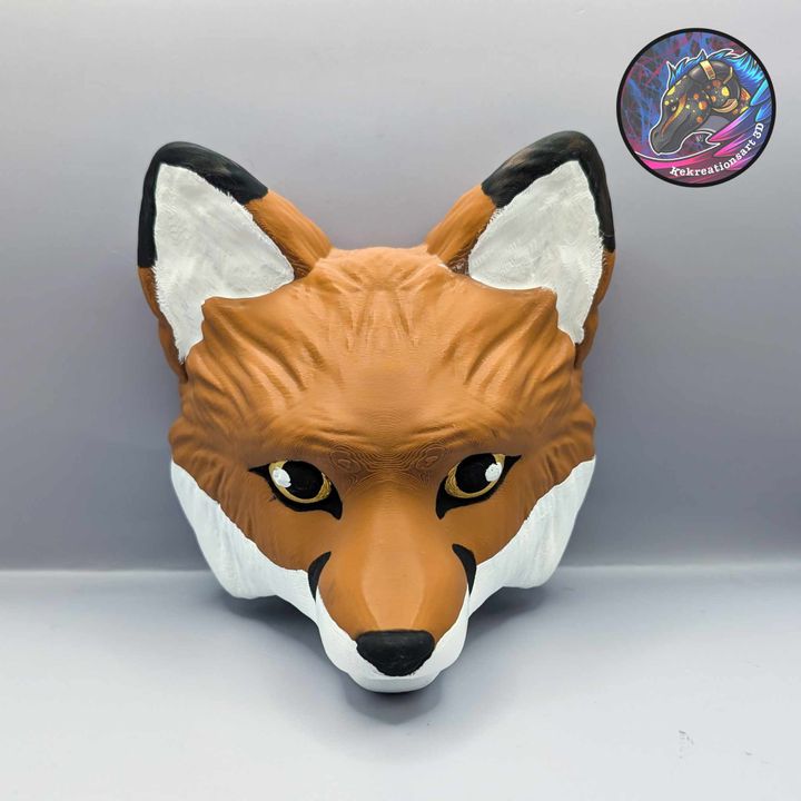 3D Printable Fox Hand puppet by Kirsten M