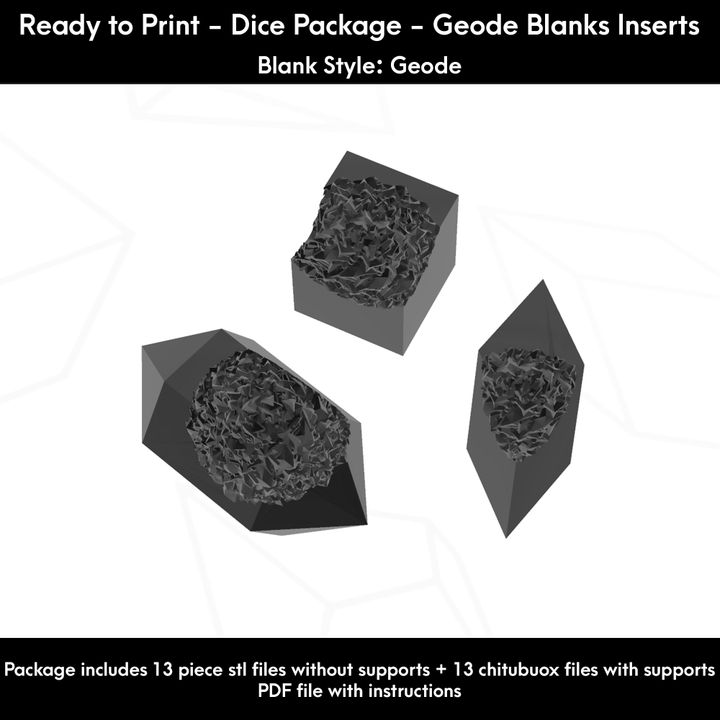 3D Printable Blank Dice Masters – Ready to Print -Blank Inserts - 13 ...