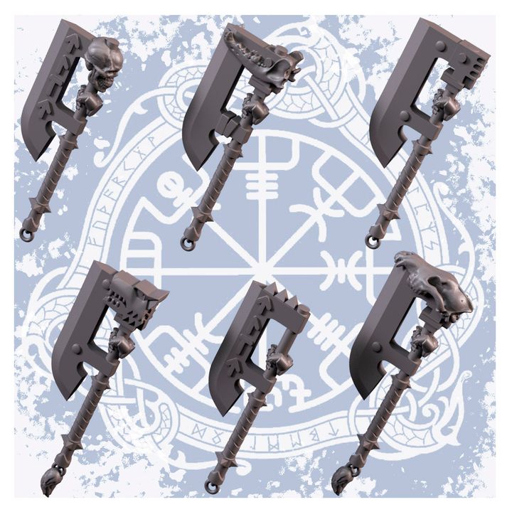 3D Printable Big Axe by Sergeant Hammer