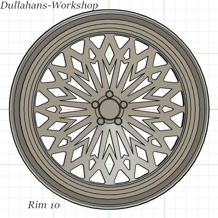 3D Printable Rim pack 24 by Dullahans_Workshop