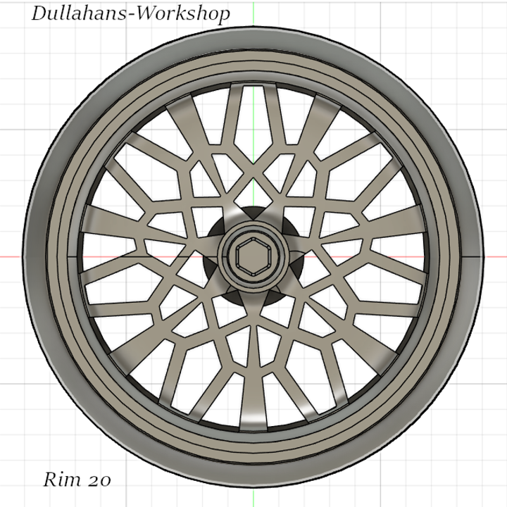 3D Printable Rim pack 24 by Dullahans_Workshop