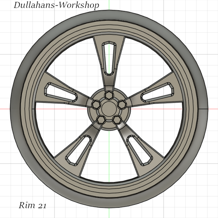 3D Printable Rim pack 24 by Dullahans_Workshop