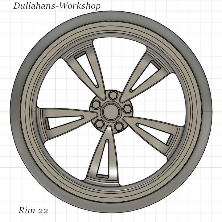 3D Printable Rim pack 24 by Dullahans_Workshop
