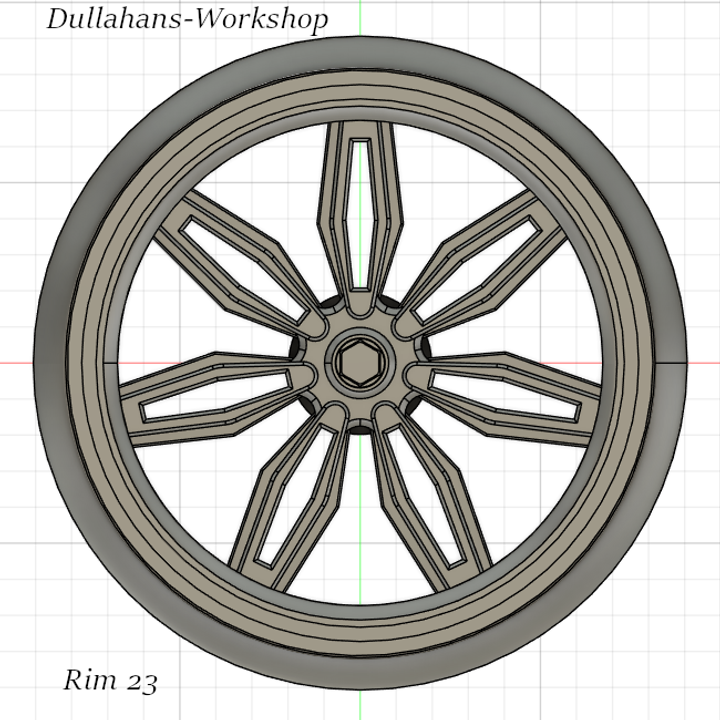 3D Printable Rim pack 24 by Dullahans_Workshop