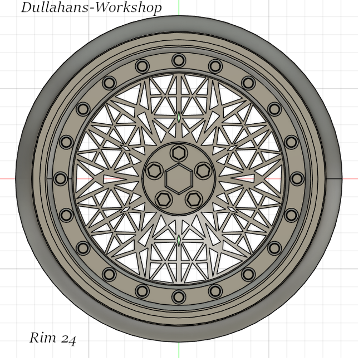 3D Printable Rim pack 24 by Dullahans_Workshop
