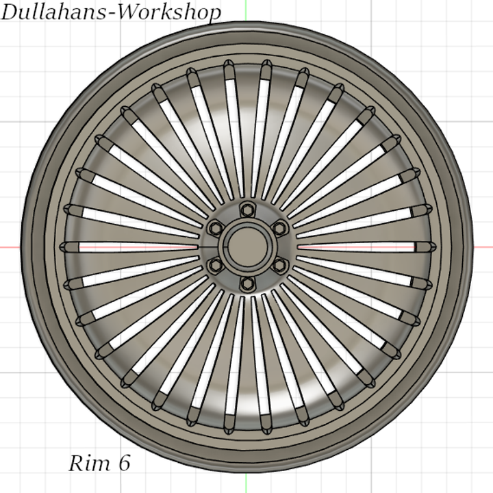 3D Printable Rim pack 24 by Dullahans_Workshop